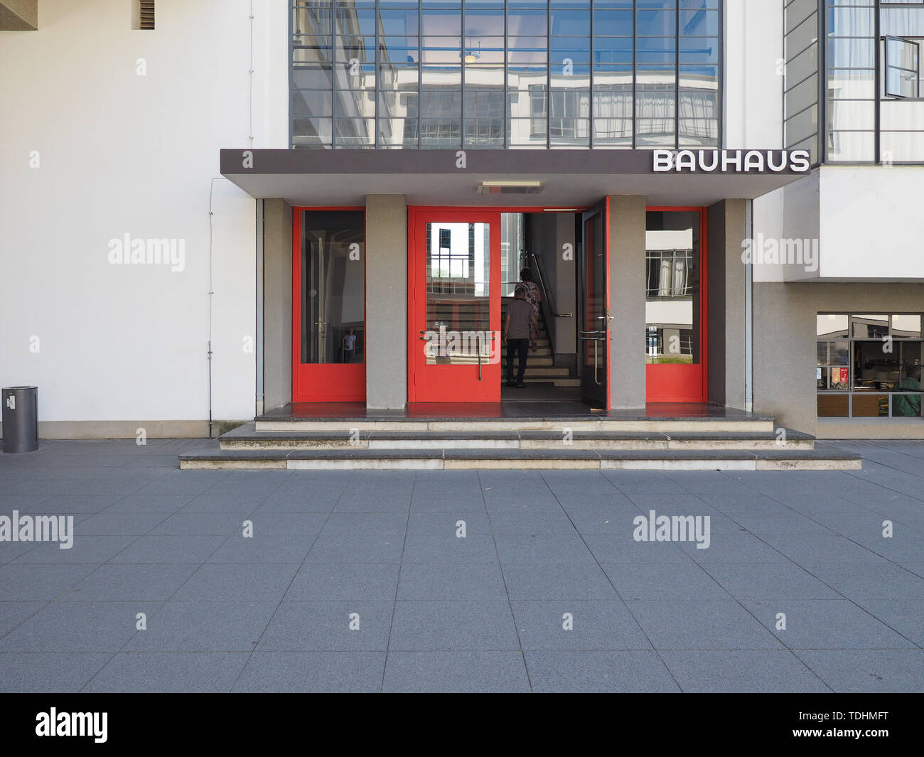 The bauhaus school in dessau designed by gropius in 1925 hi-res stock ...