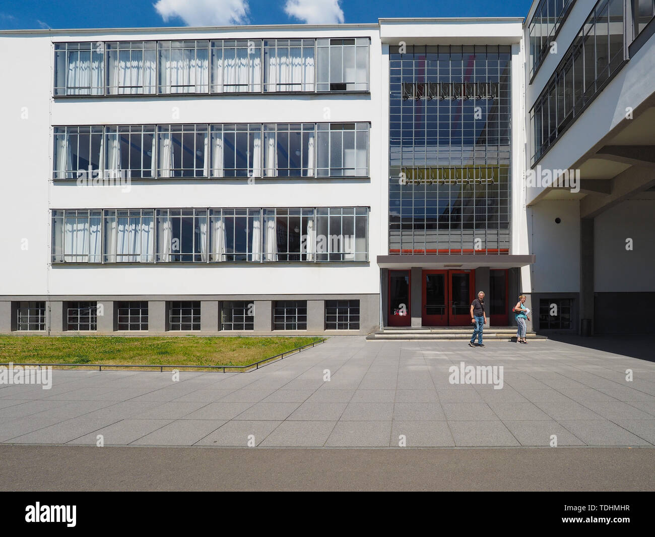 The bauhaus school in dessau designed by gropius in 1925 hi-res stock ...