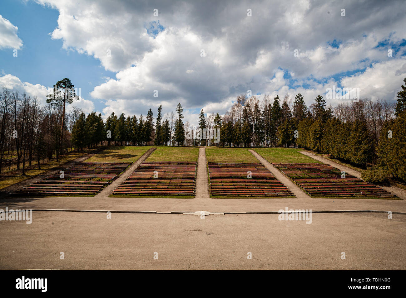 open air playground for outdoor activities and sports Stock Photo - Alamy