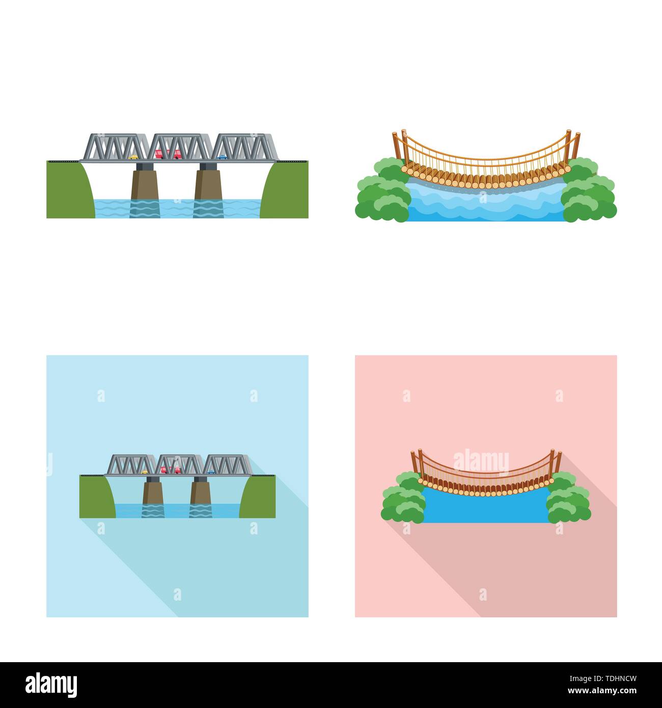 Isolated Object Of Connection And Design Sign Collection Of Connection And Side Vector Icon For