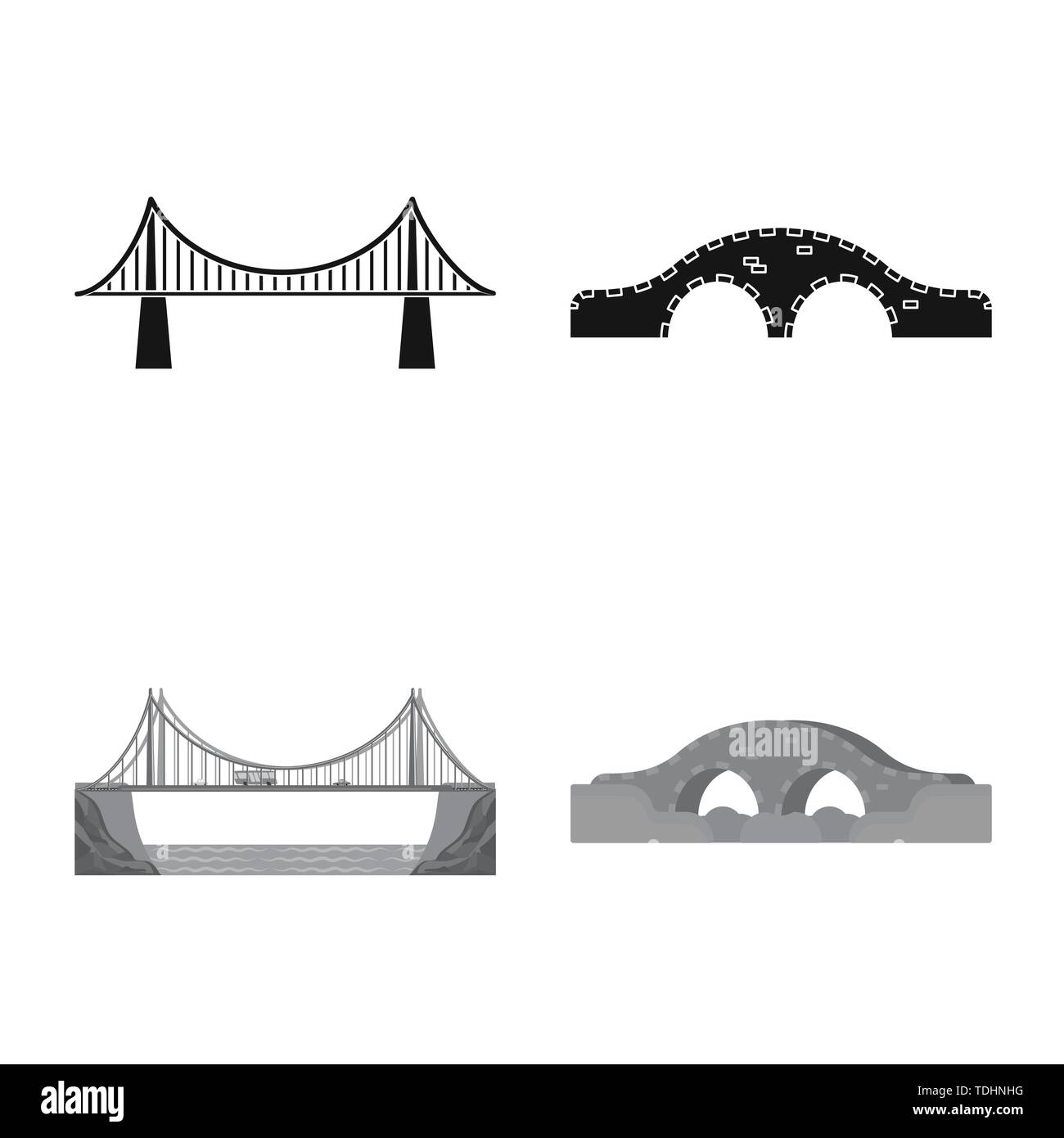 Isolated object of connection and design sign. Set of connection and side stock symbol for web ...