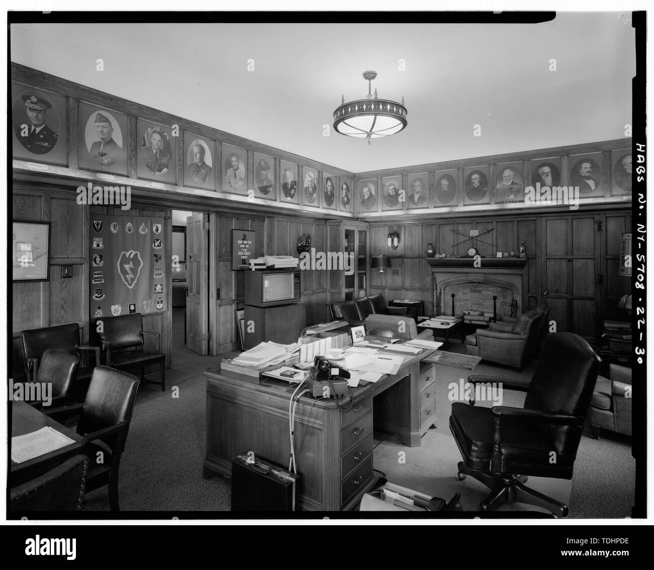 NORTHWEST VIEW OF SUPERINTENDENT'S OFFICE, SECOND FLOOR - U. S ...