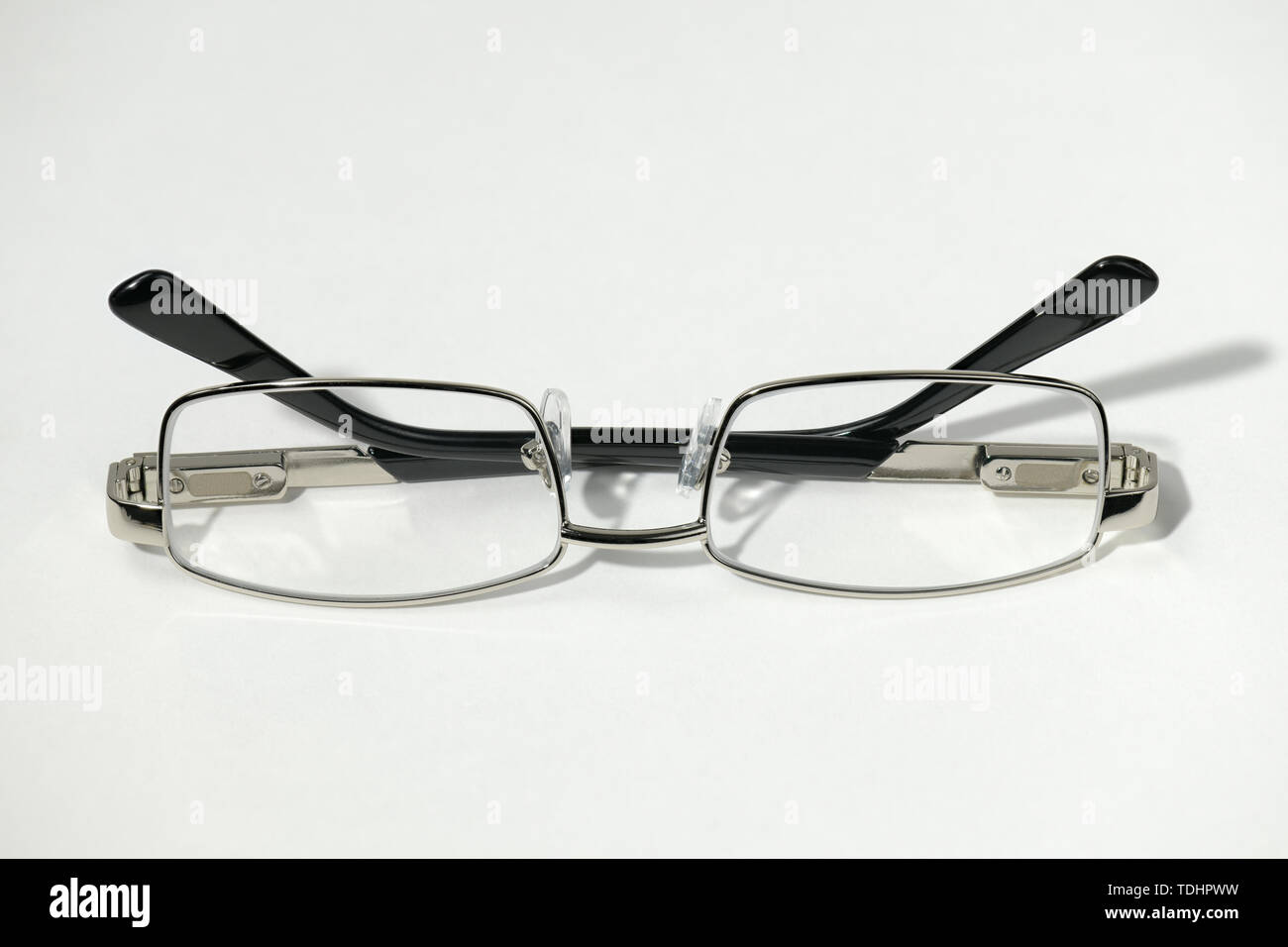 new eyeglasses - object on white background Stock Photo - Alamy