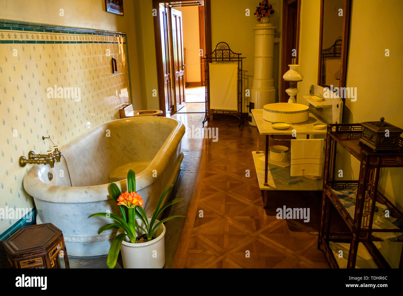Lednice, Czech Republic - 3.05.2019: Interior of Lednice Castle in ...