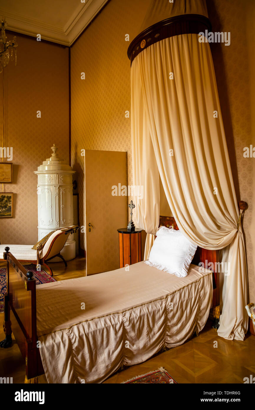 Lednice, Czech Republic - 3.05.2019: Interior of Lednice Castle in ...
