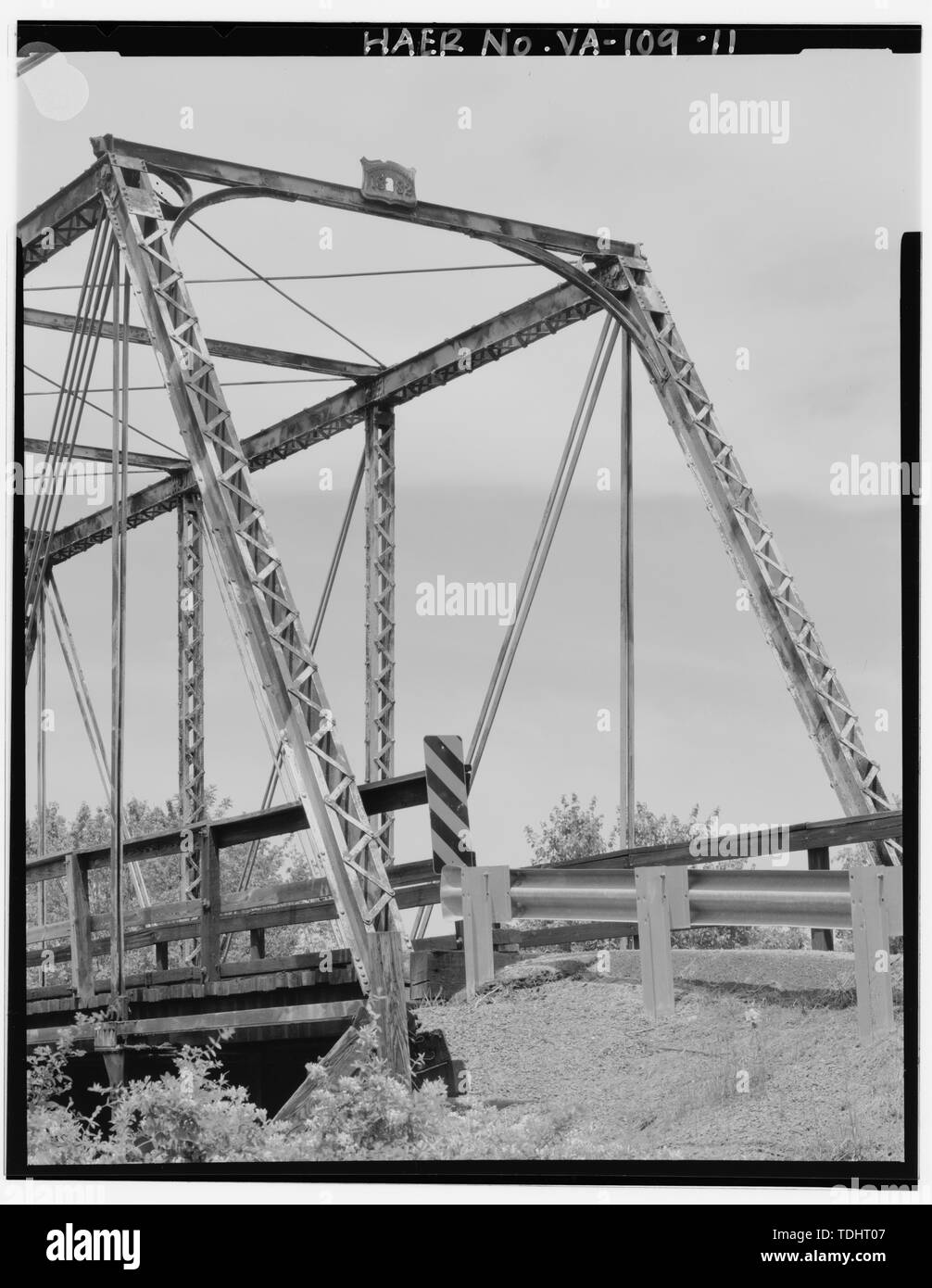 Spanning the tracks Black and White Stock Photos & Images - Alamy
