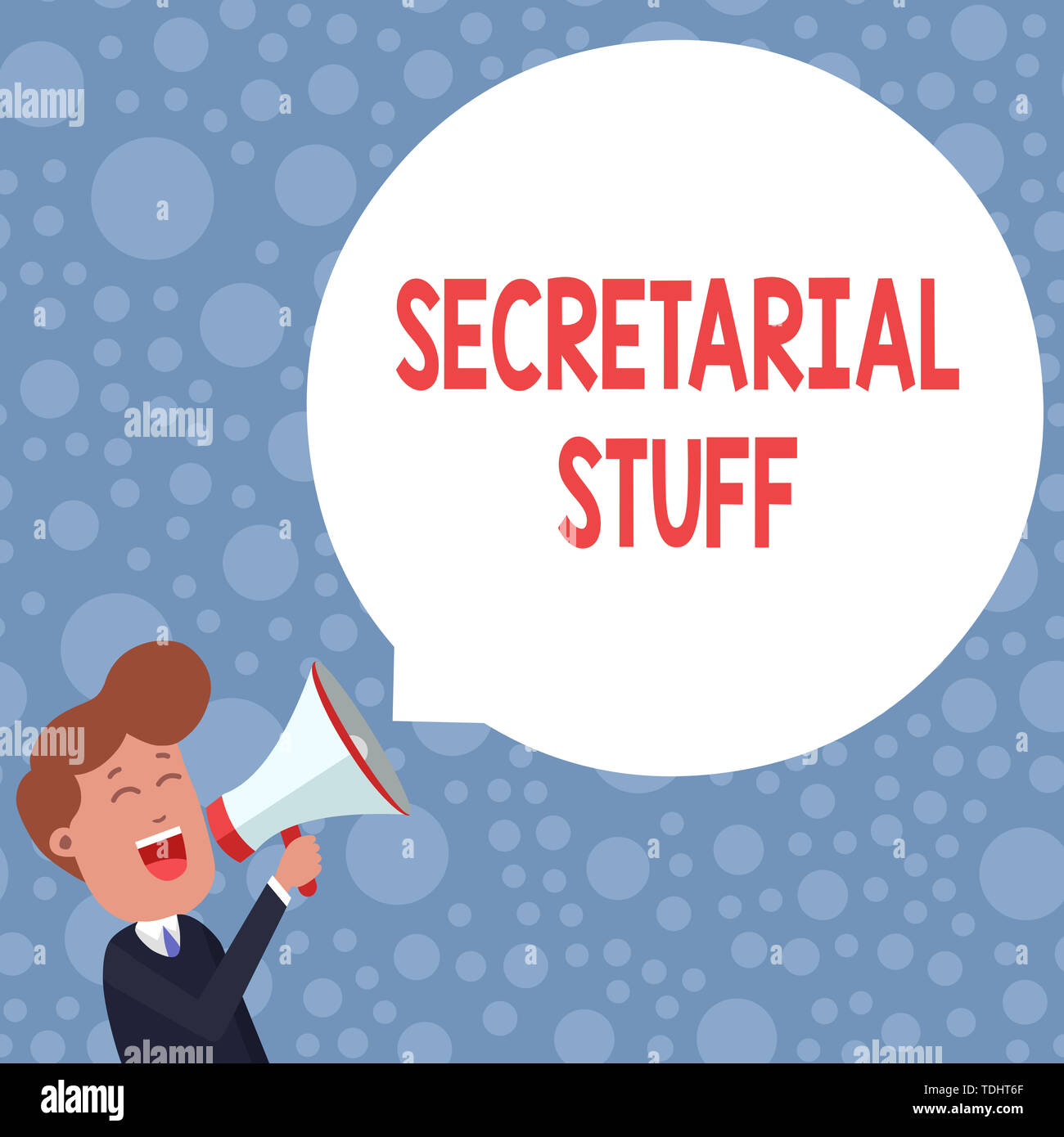 Conceptual hand writing showing Secretarial Stuff. Concept meaning ...