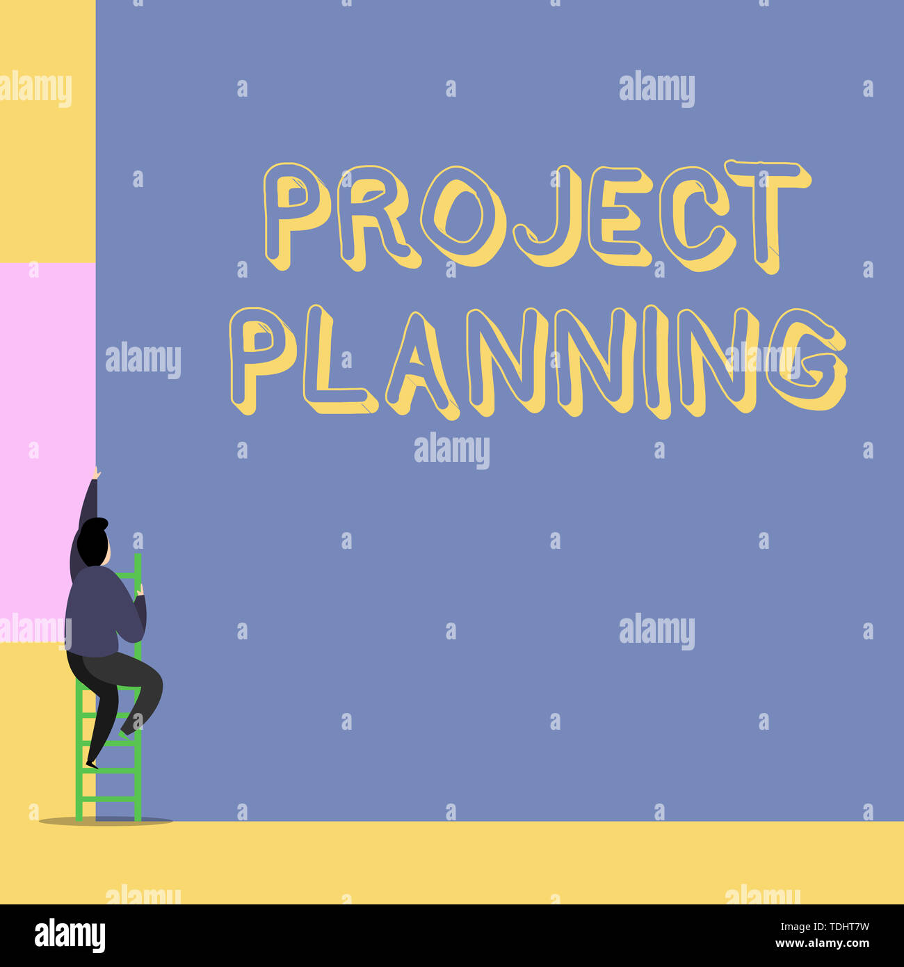 Word writing text Project Planning. Business photo showcasing schedules ...