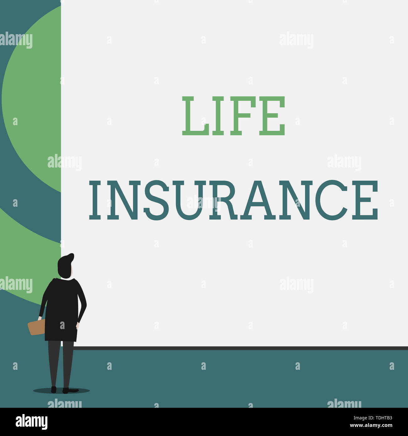 Text sign showing Life Insurance. Business photo showcasing Payment of ...