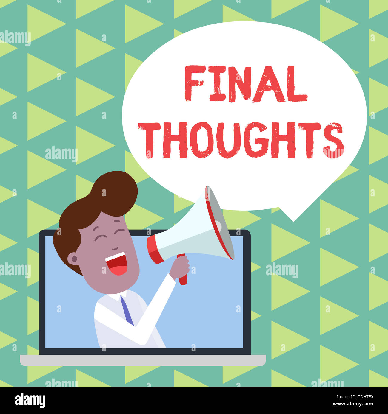 Word writing text Final Thoughts. Business photo showcasing the ...