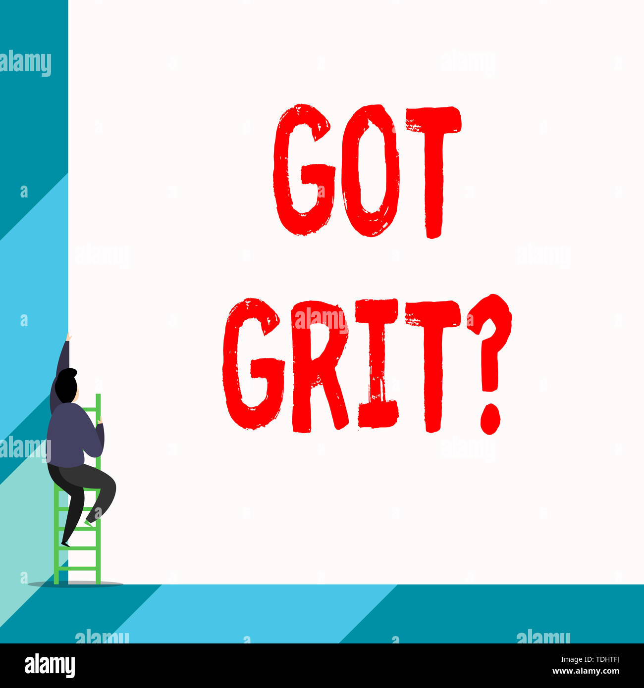 Writing note showing Got Grit Question. Business concept for A hardwork ...