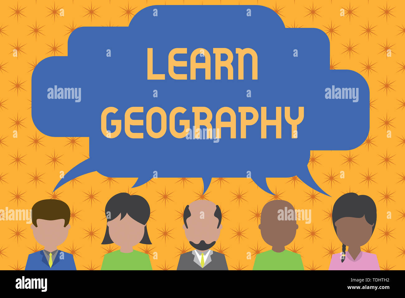 Word writing text Learn Geography. Business photo showcasing study of ...