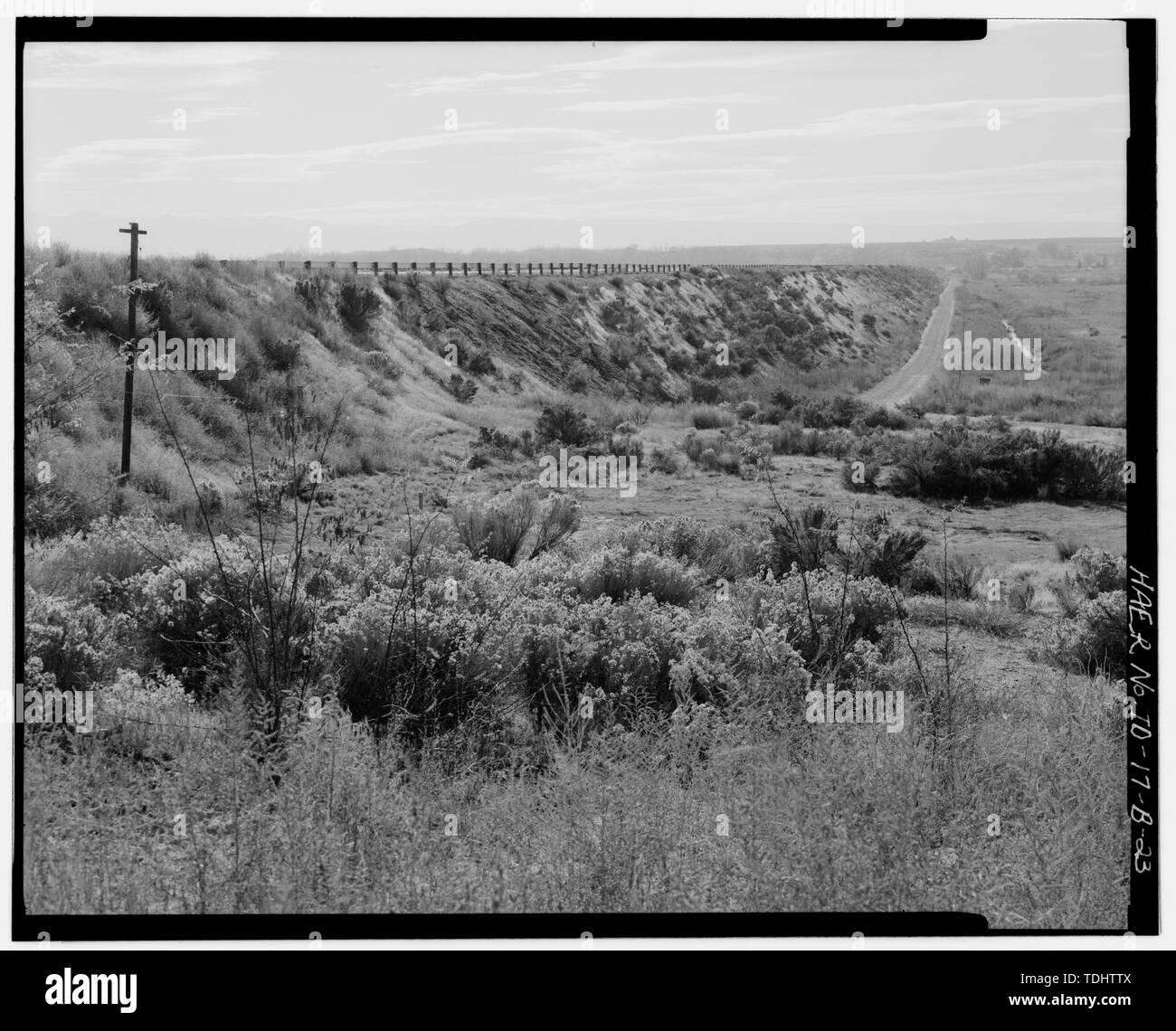 Hydraulic works project view Black and White Stock Photos & Images - Alamy
