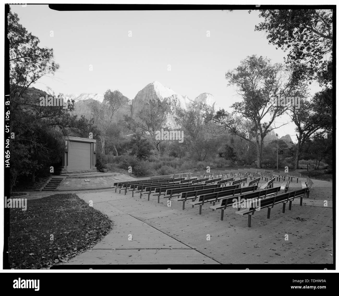 Heritage park amphitheatre Black and White Stock Photos & Images - Alamy
