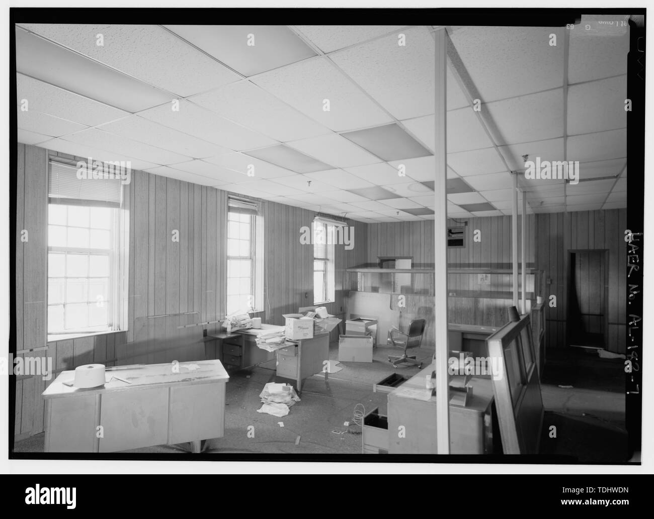 OVERVIEW OF 2nd FLOOR INTERIOR OF 1859 BRICK PICKER HOUSE ADJACENT TO ...