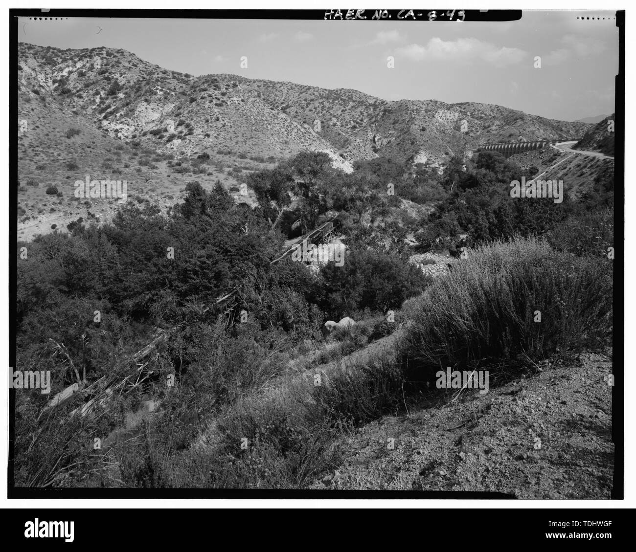Flume road Black and White Stock Photos & Images - Alamy