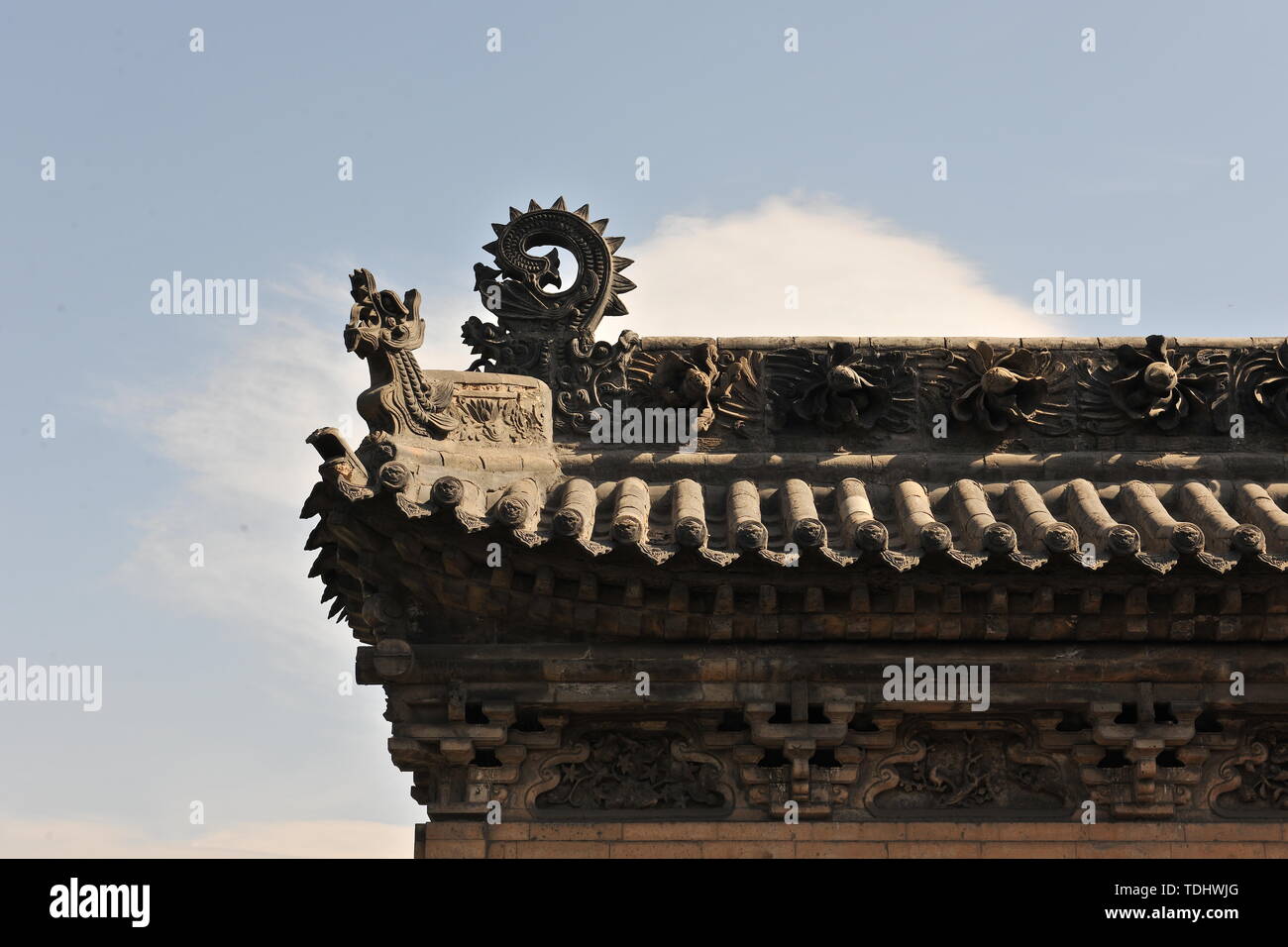 Chinese culture protection architectural relics hi-res stock ...