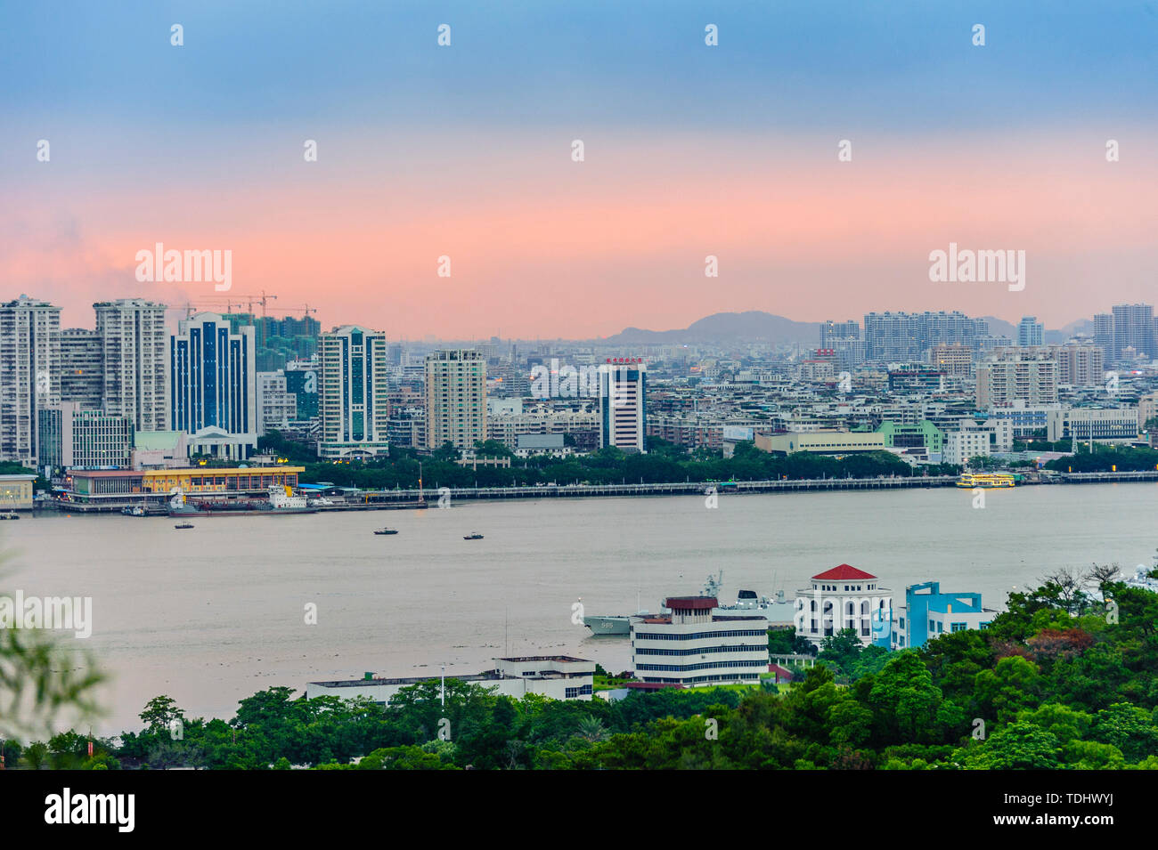 Guangdong province shantou chaoshan and haojiang district hi-res stock ...