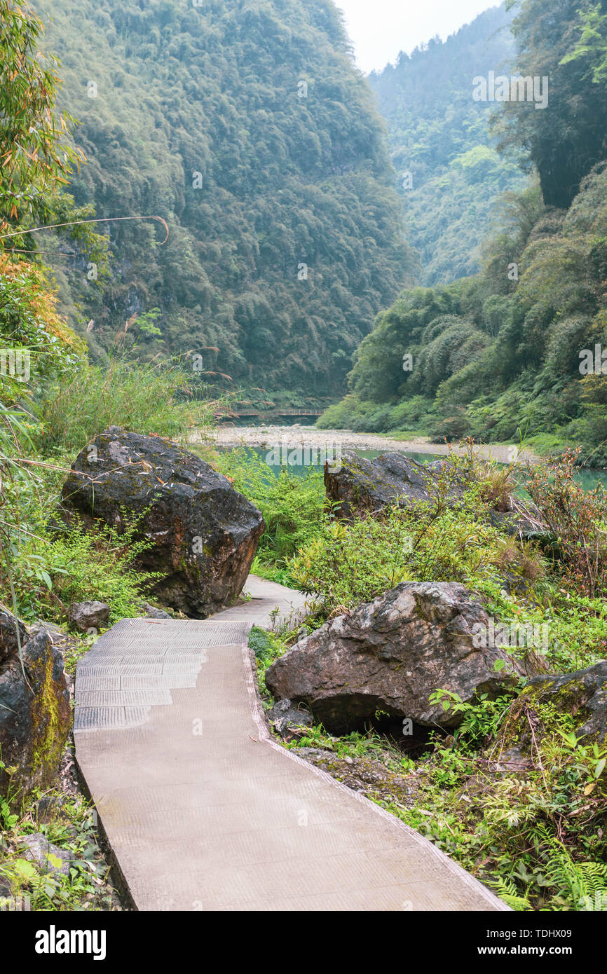 Pengshui Ai River Scenic Area Stock Photo - Alamy