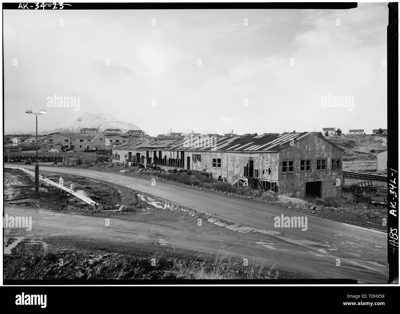 OVERVIEW, SHOWING REALATION TO HEADQUARTERS AREA, LOOKING NORTHWEST ...