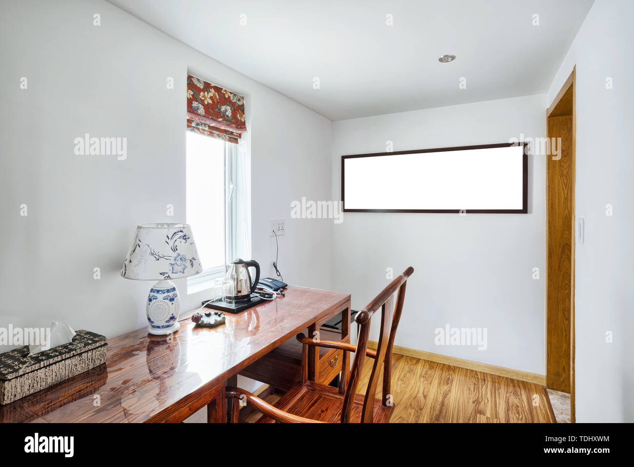 study room with chair and desk Stock Photo - Alamy
