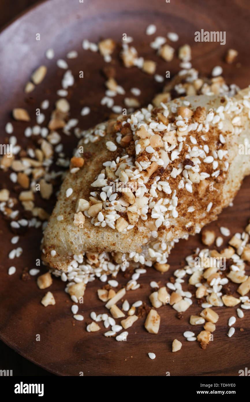 Chinese traditional snack Ciba hemp rice cake Stock Photo - Alamy