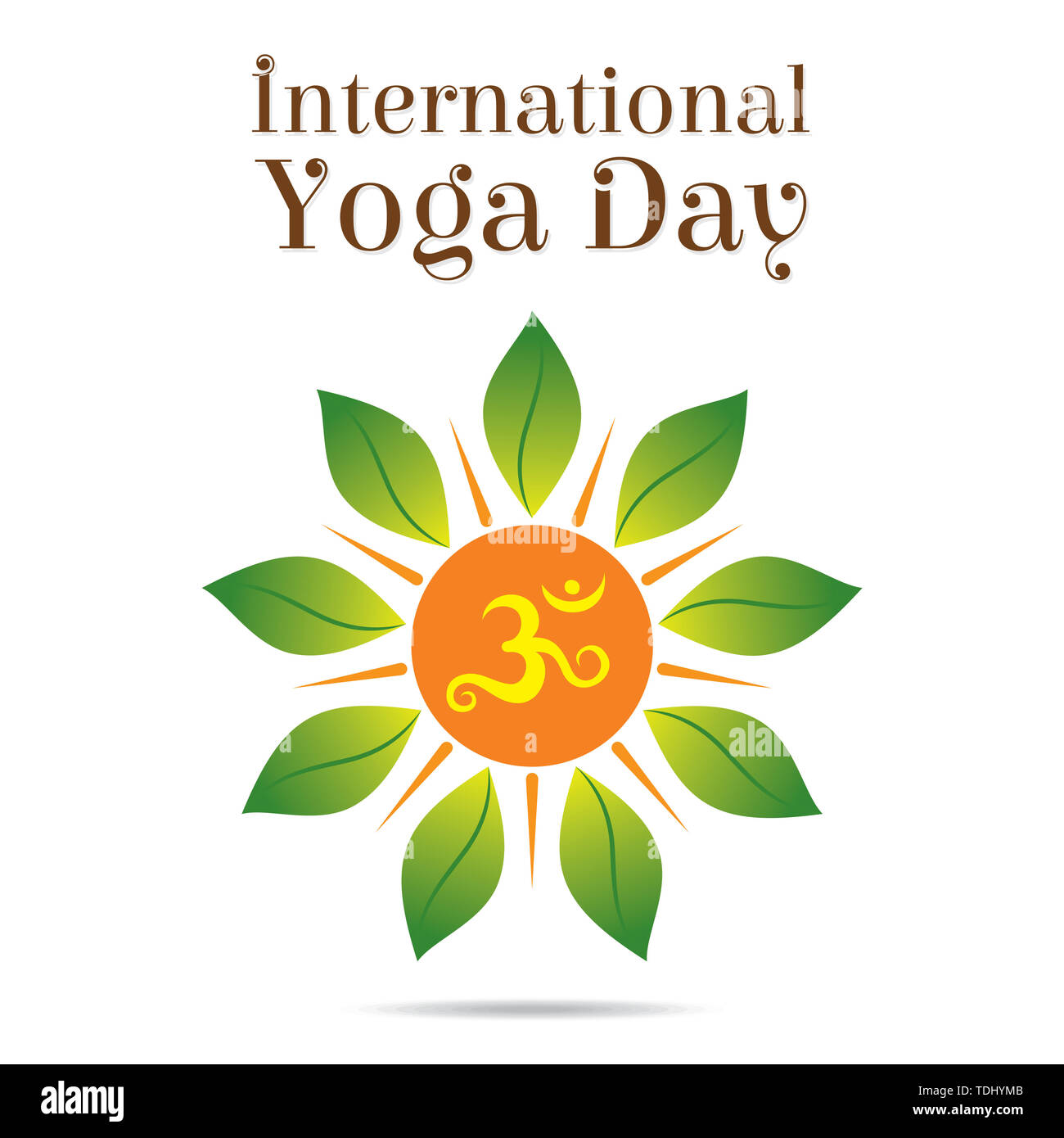 creative international yoga day celebration poster design vector Stock ...