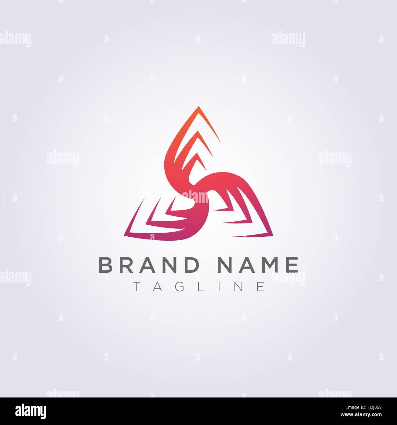 Set abstract pyramid colorful Stock Vector Images - Alamy