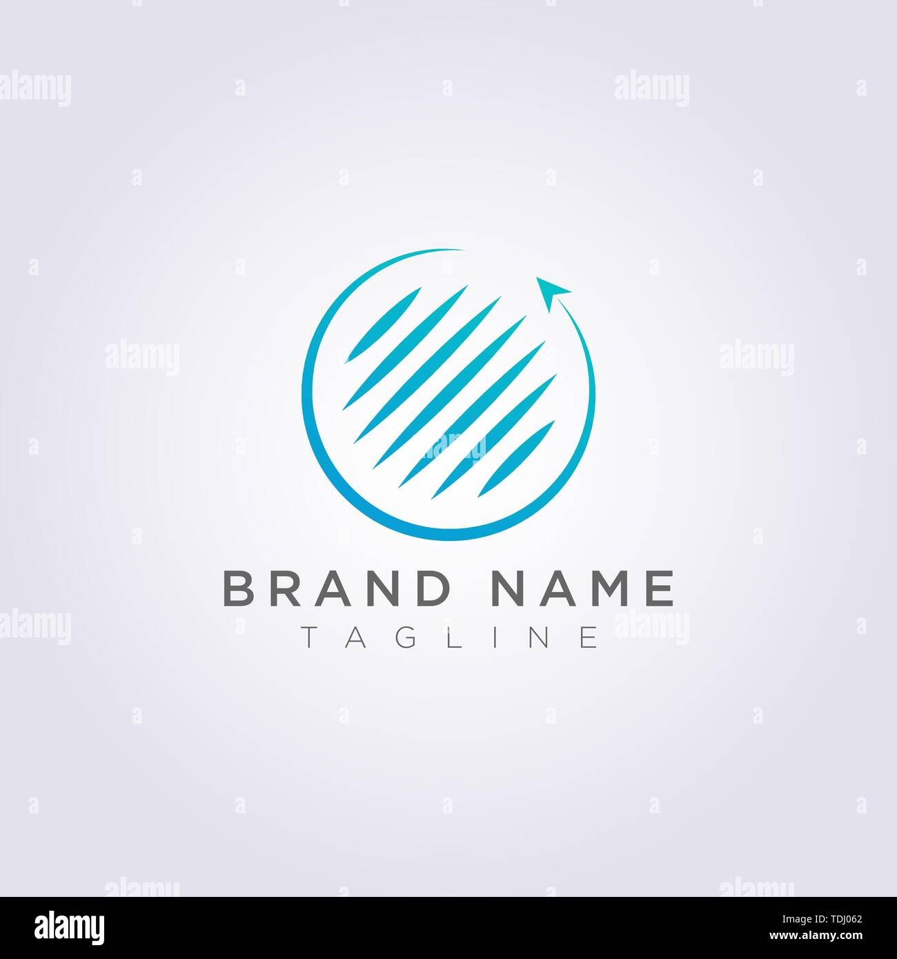 Vector Symbol Design Circle plane logo icon Stock Vector Image & Art ...