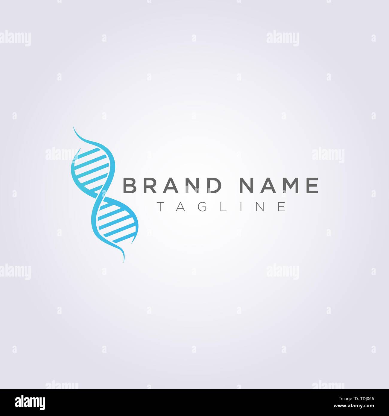 Symbol Icon Vector Logo Design DNA Genetic Molecular Chain Stock Vector ...