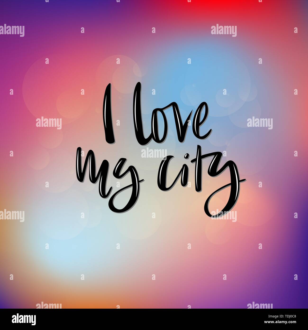 Beauty calligraphy hand lettering Stock Vector Images - Alamy