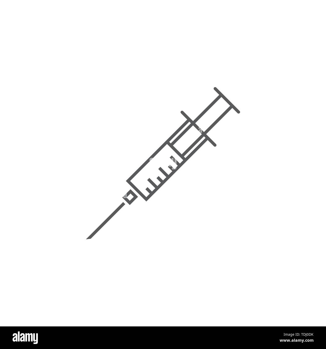 White background syringe Black and White Stock Photos & Images - Alamy