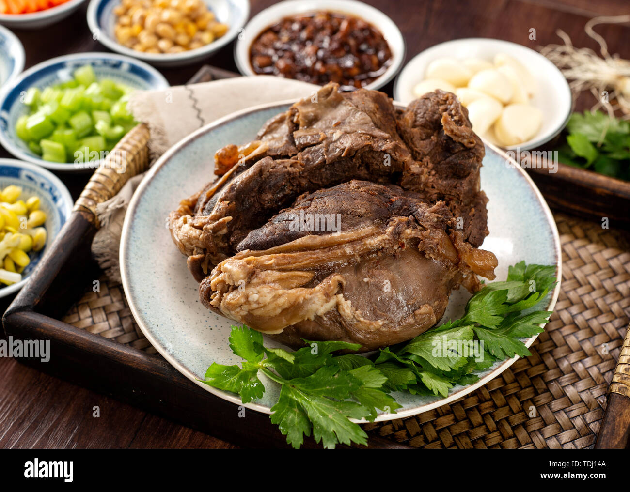 Beef brine, spiced beef Stock Photo - Alamy