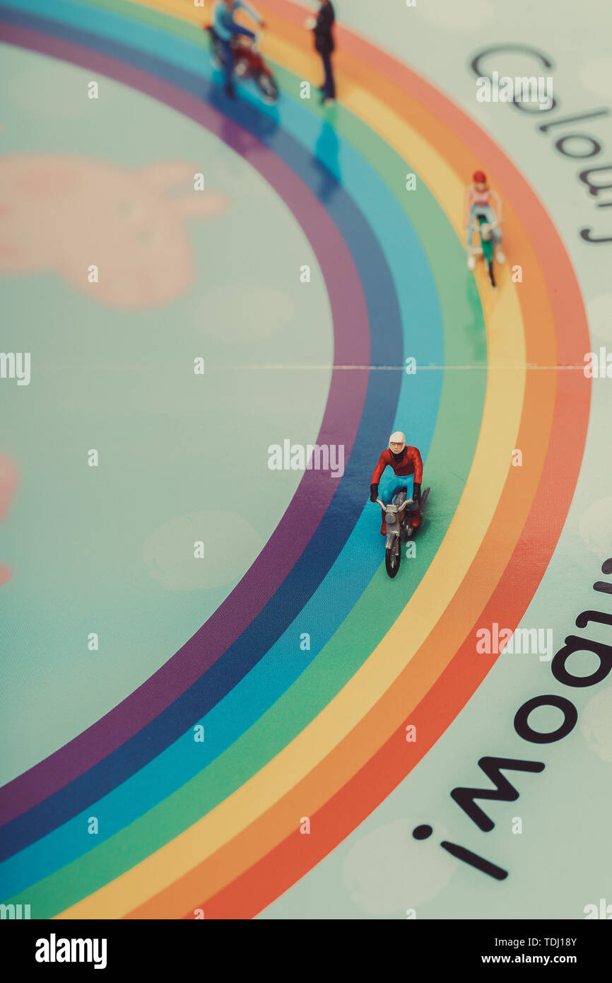 Microscopic creativity (no need for portrait real rights Stock Photo ...