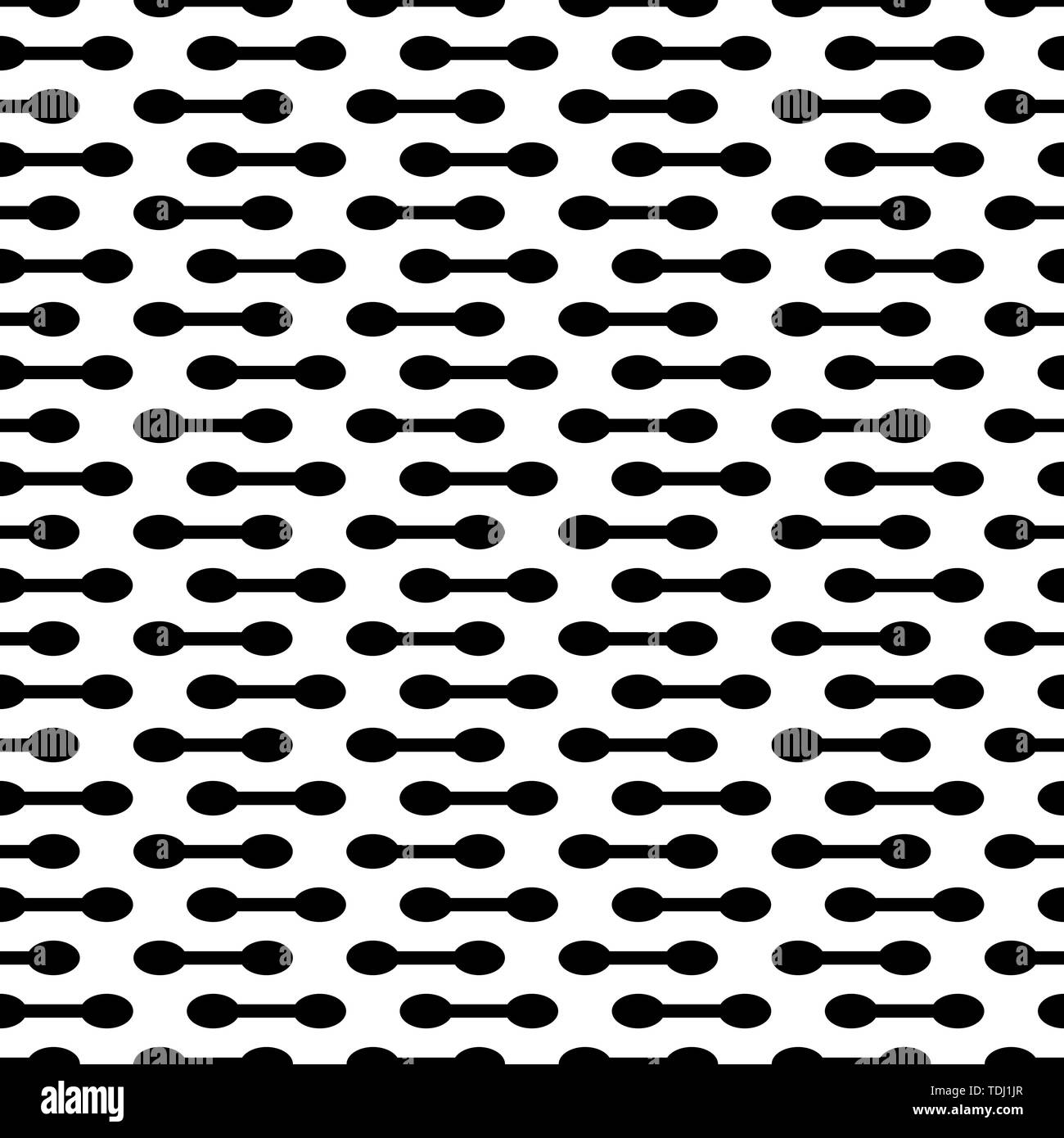 Modern seamless pattern. Black and white texture Stock Vector Image ...