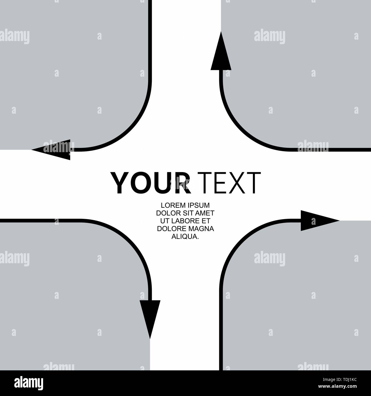 Vector abstract background with direction arrow sign Stock Vector Image ...