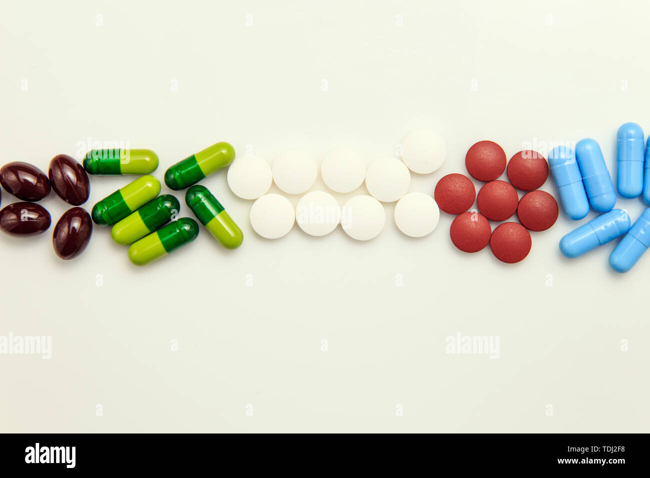 Medicines in white background Stock Photo - Alamy
