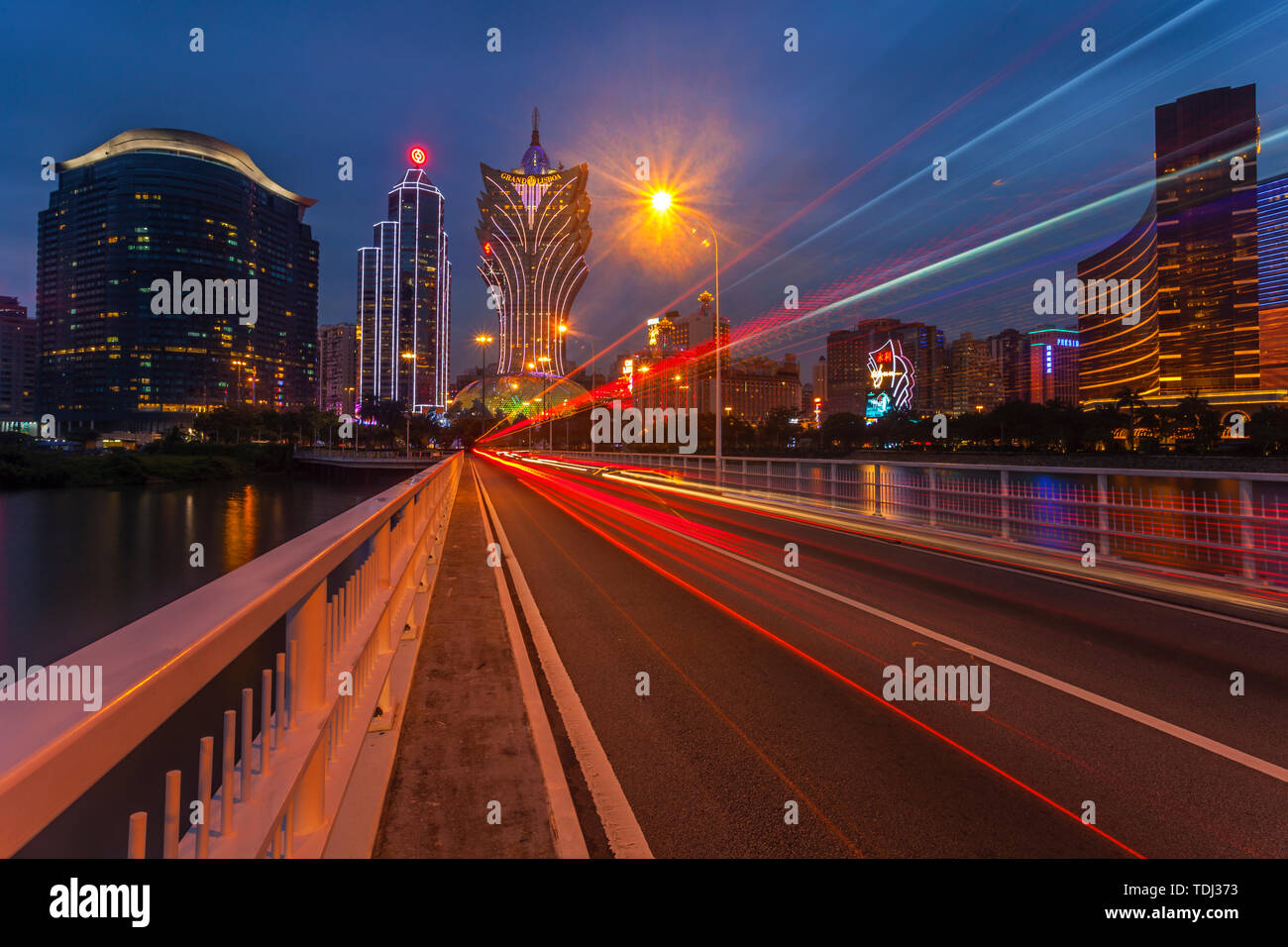 Macau bridges hi-res stock photography and images - Alamy