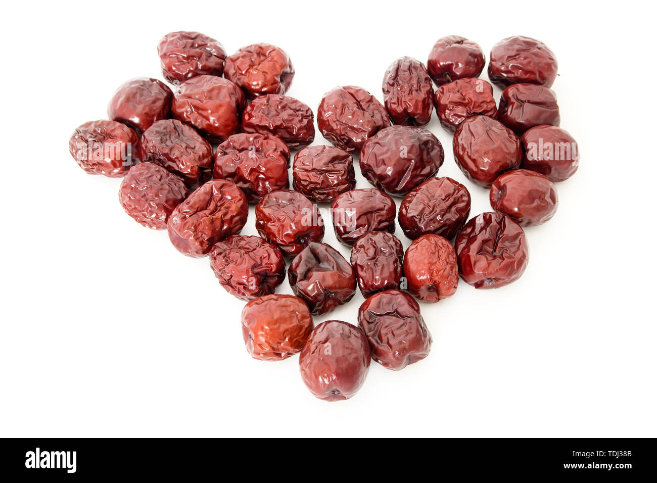 A heart-shaped jujube Stock Photo - Alamy