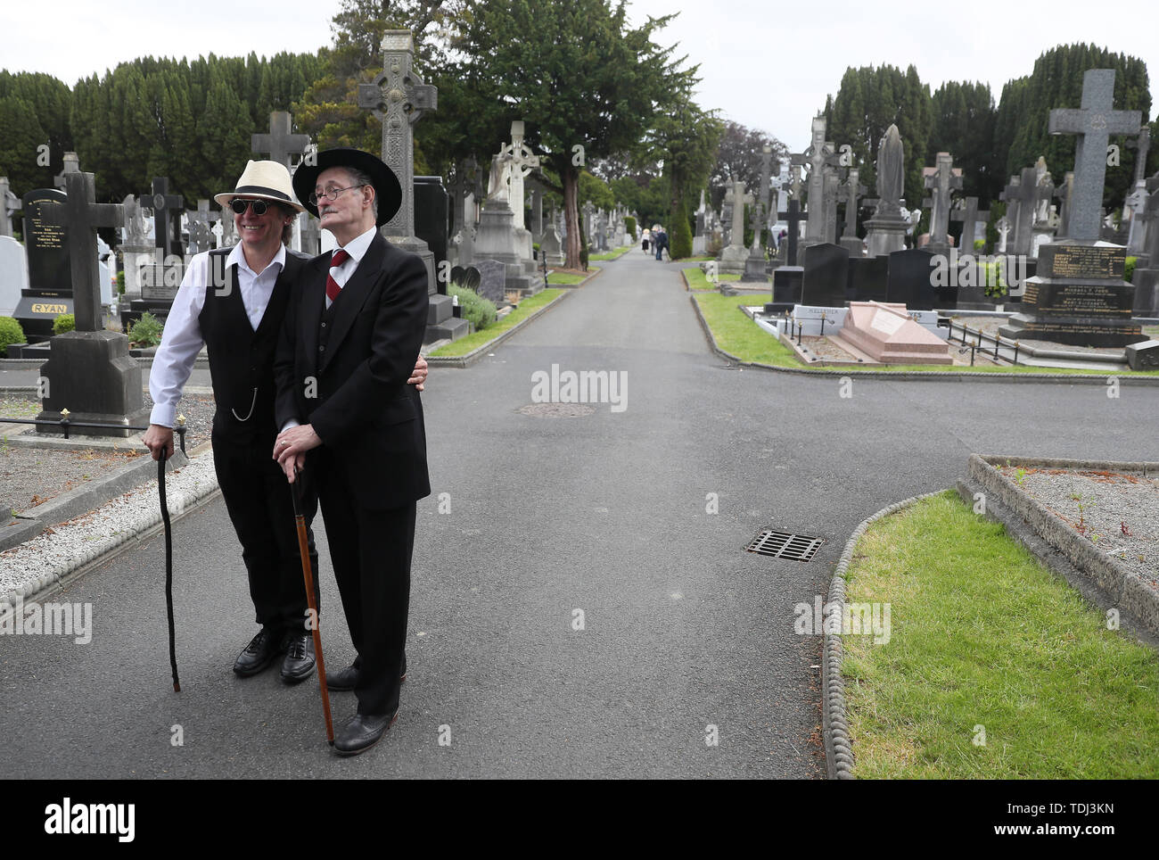 Derek McCarthy, from Swords, poses for a selfie with James Joyce ...