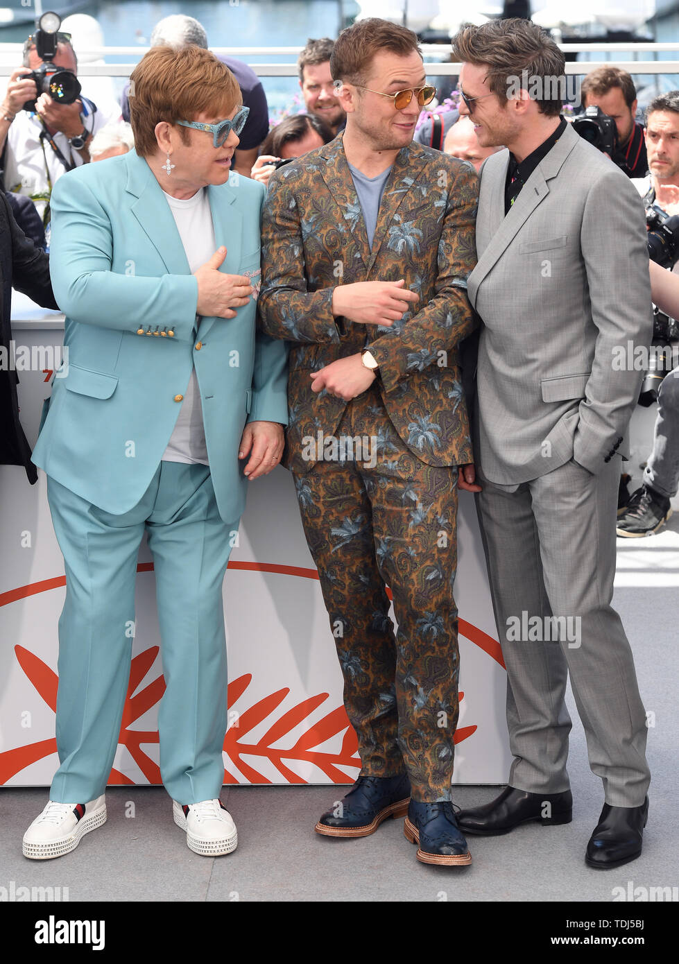 Rocket Man photo call at the 72nd Cannes Film Festival Featuring: Taron ...