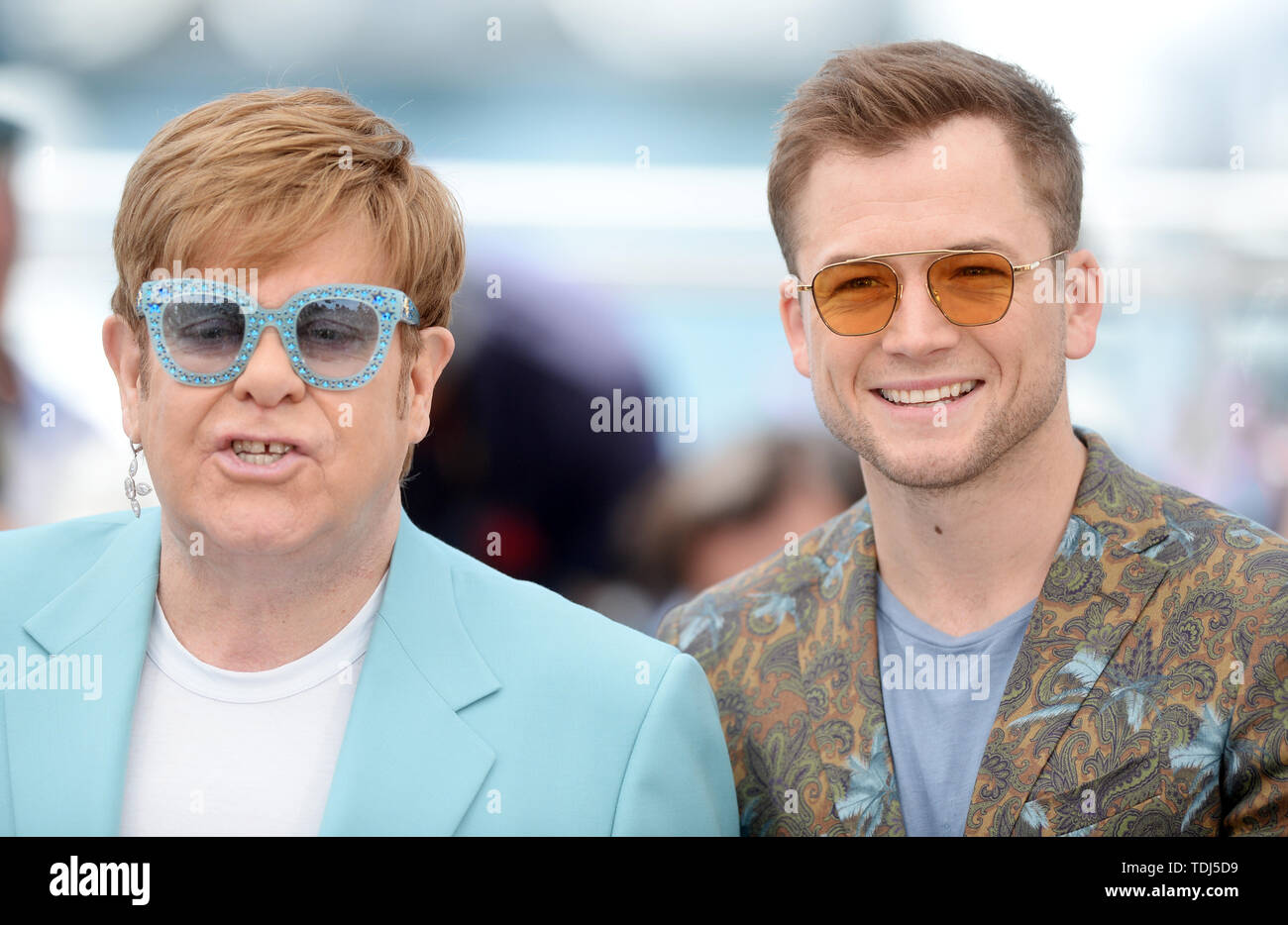 Rocket Man photo call at the 72nd Cannes Film Festival Featuring: Elton ...