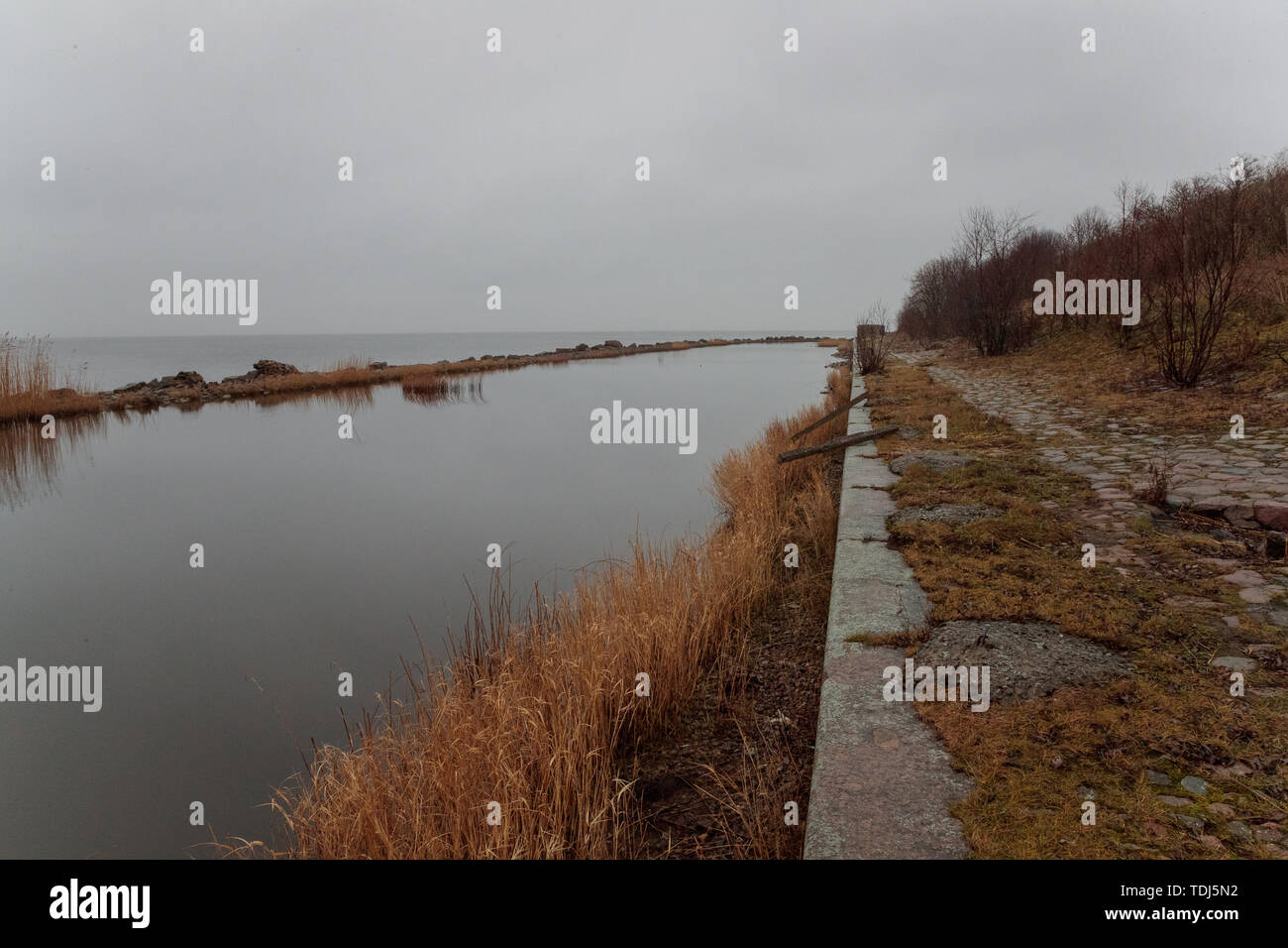 old stone path in the autumn season Stock Photo - Alamy