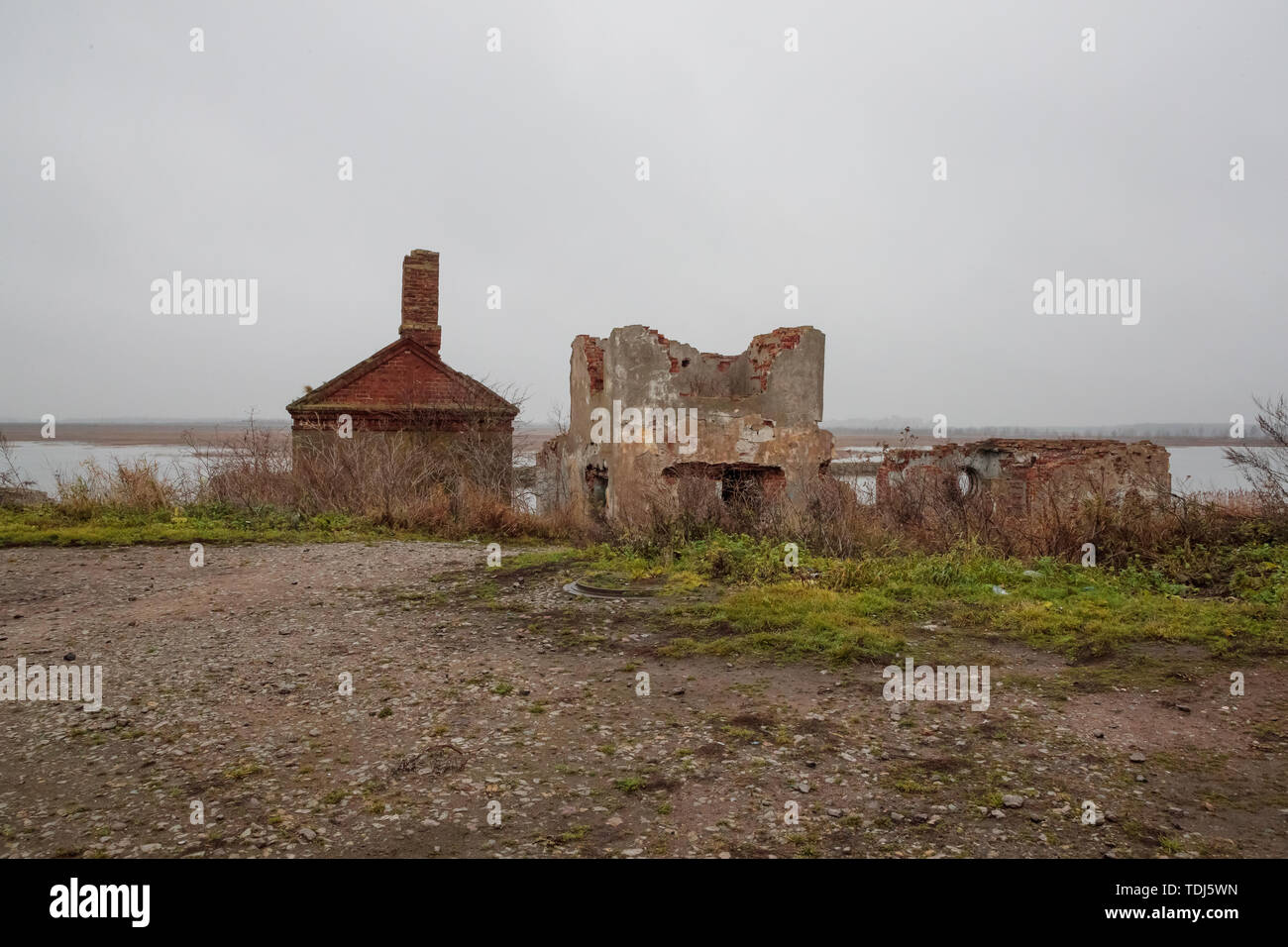 old and broken architecture of the first north fort Stock Photo - Alamy