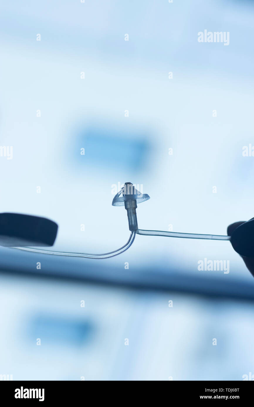 Digital modern technology for deaf people micro hearing aid Stock Photo ...