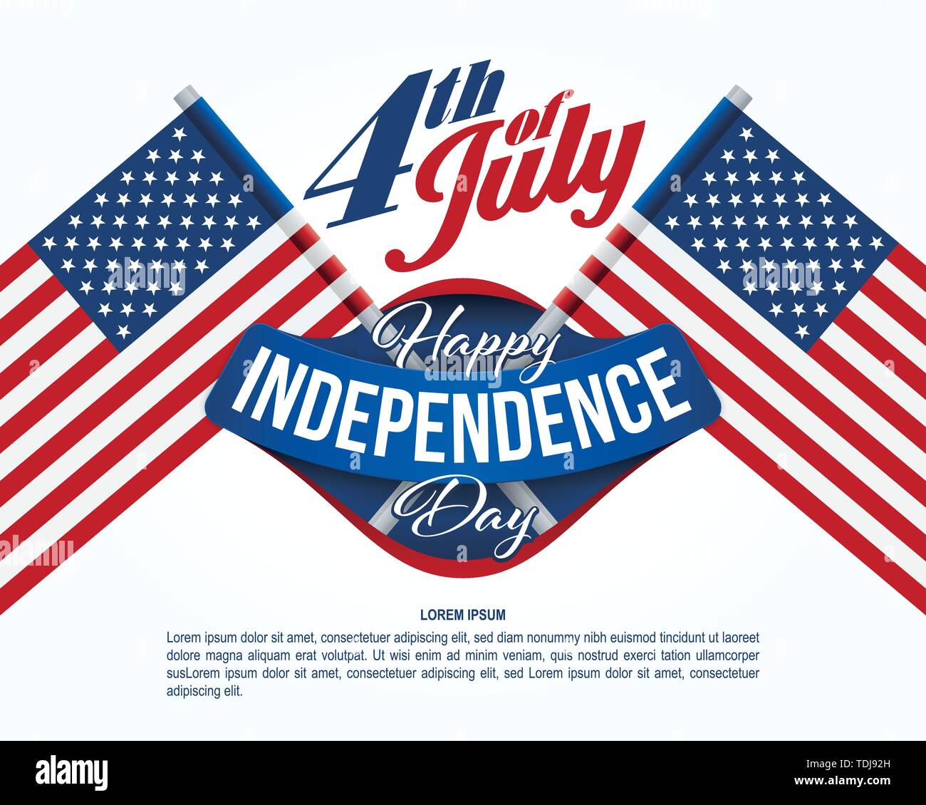Fourth of july banner hi-res stock photography and images - Alamy