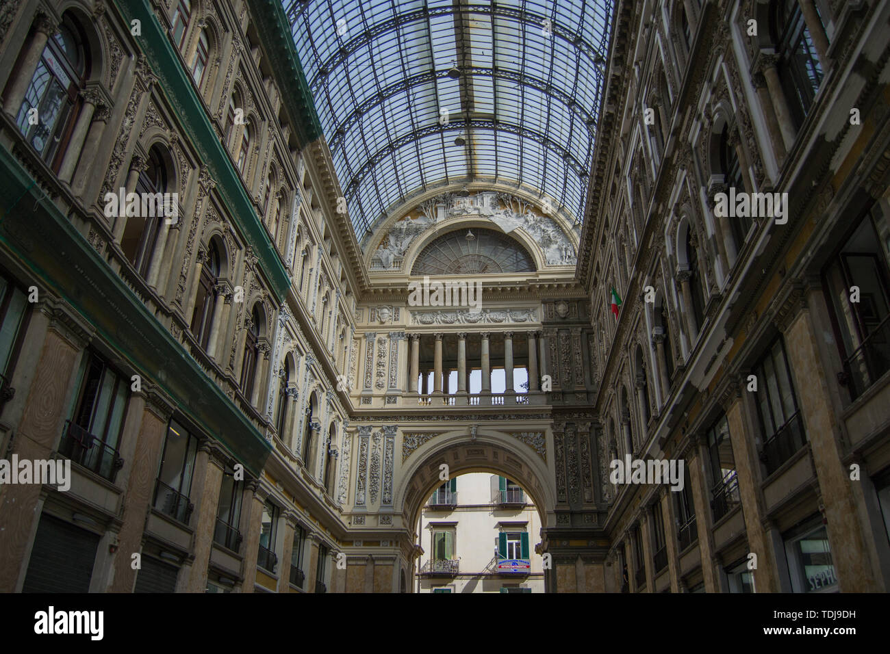 Italian architecture of a high residential building Stock Photo - Alamy