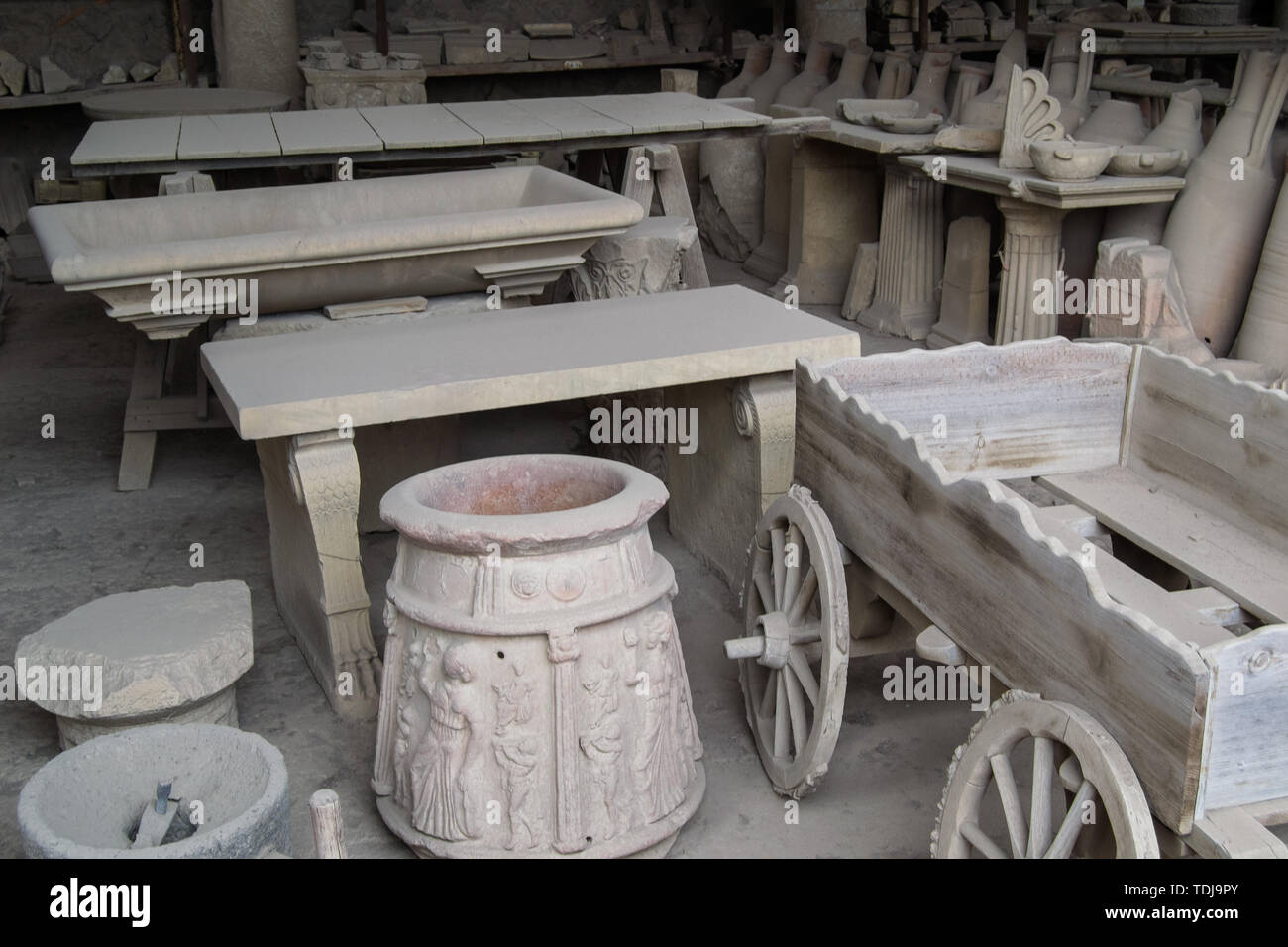 Old Italian interior and fittings in Ischia Stock Photo - Alamy