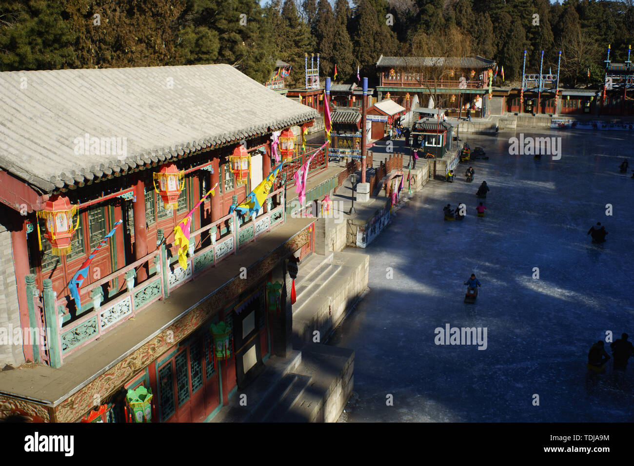 Summer Palace Scenic Promenade Stock Photo - Alamy