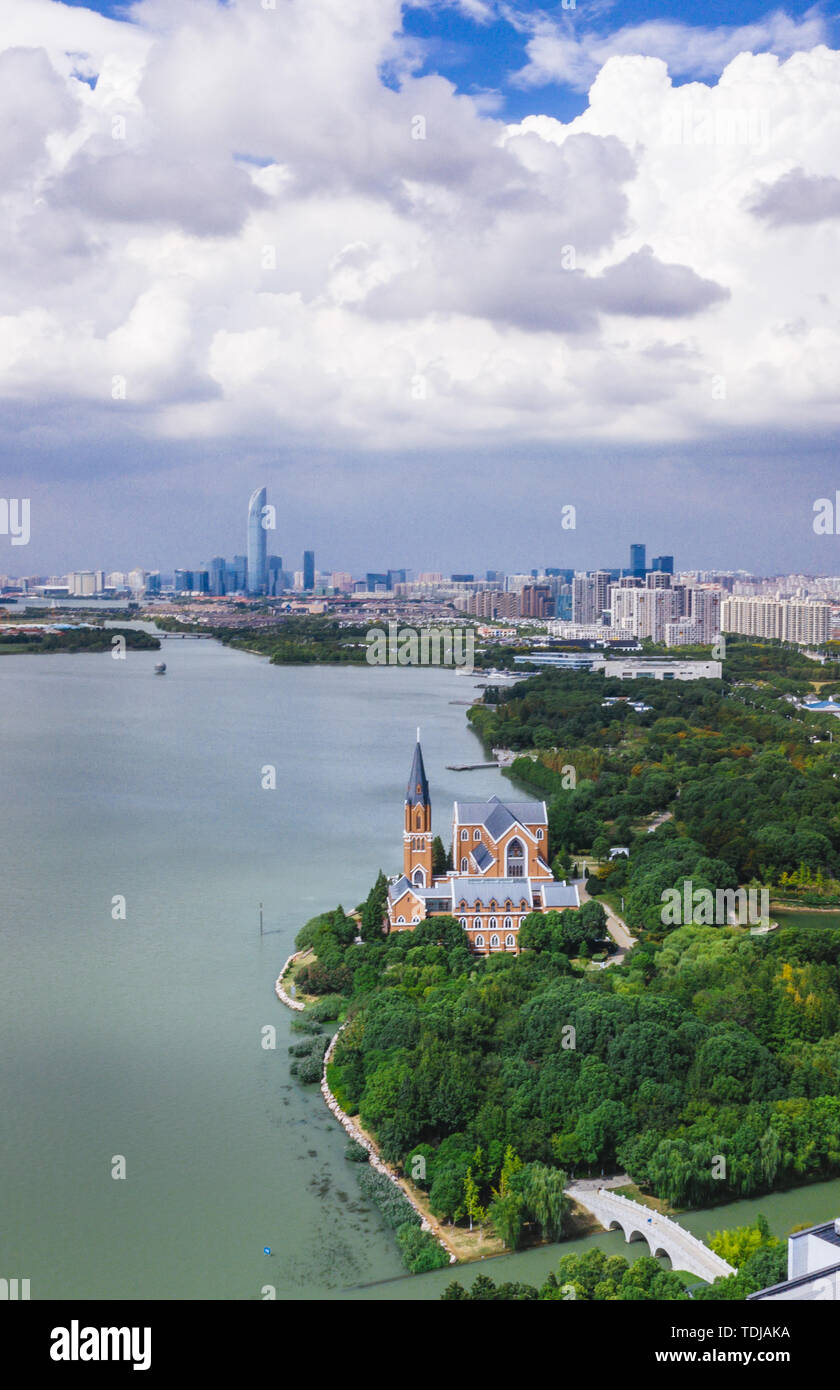 Catholic churches and cities Stock Photo - Alamy